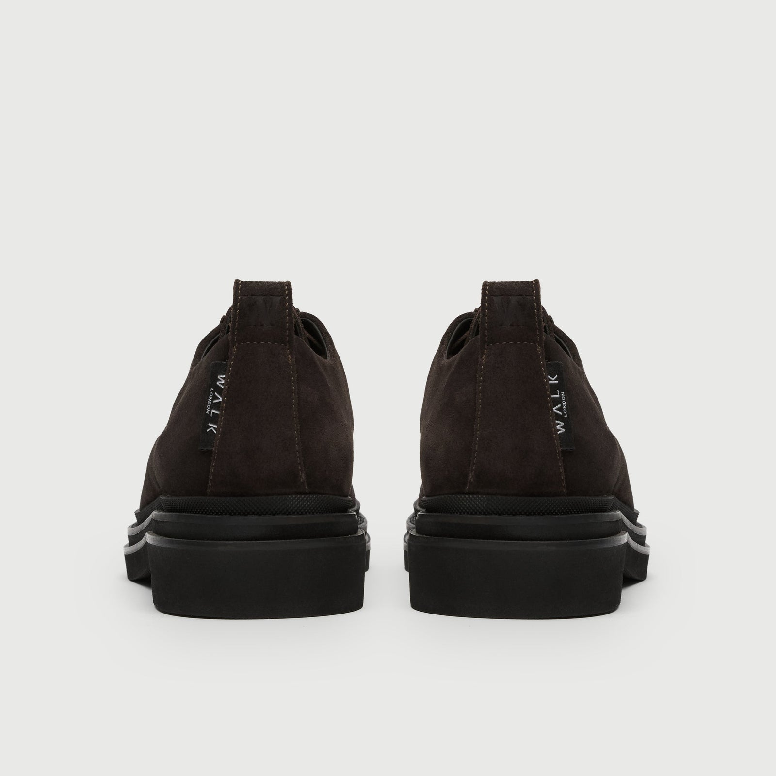 Walk London Brooklyn Apron Shoe - Brown Suede - Official Site