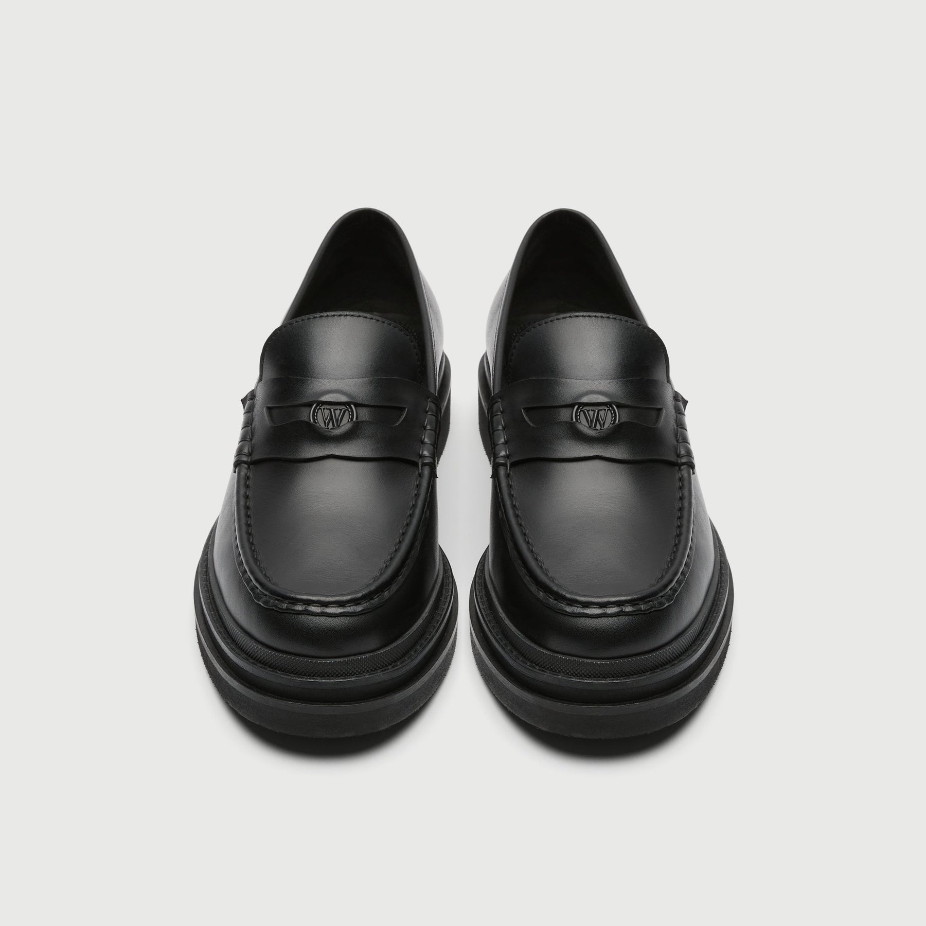 Walk London Brooklyn Penny Loafer | Black | Official Site