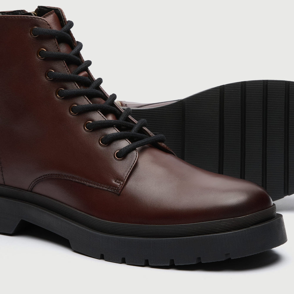 Callum Lace Boot Brown | Walk London | Official Site