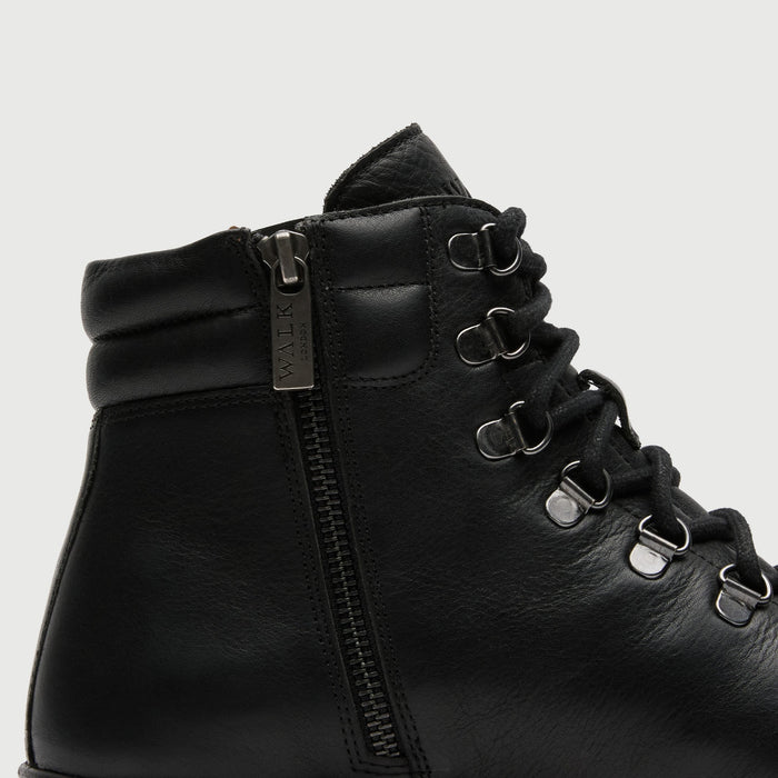 Hopper Hiking Boot | Black | Walk London Official Site