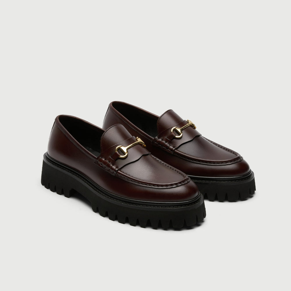 Hopper Trim Loafer | Brown Leather | Walk London Official Site
