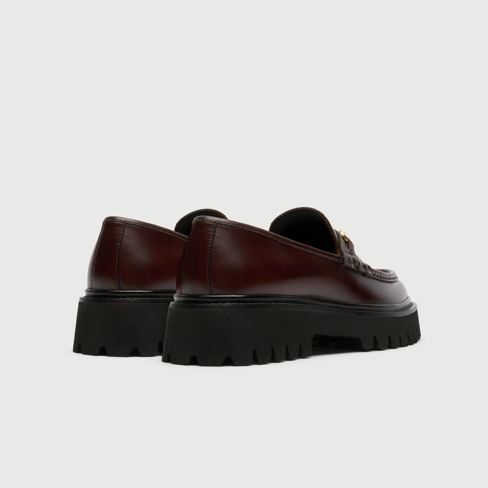 Hopper Trim Loafer | Brown Leather | Walk London Official Site