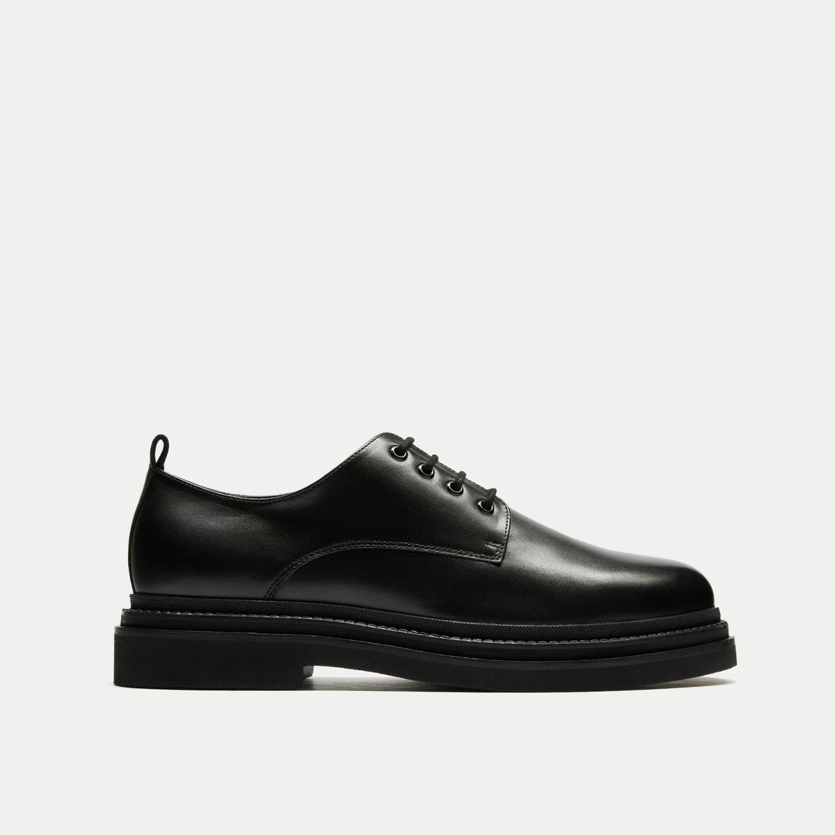 Walk London Brooklyn Derby Shoe | Black | Official Site