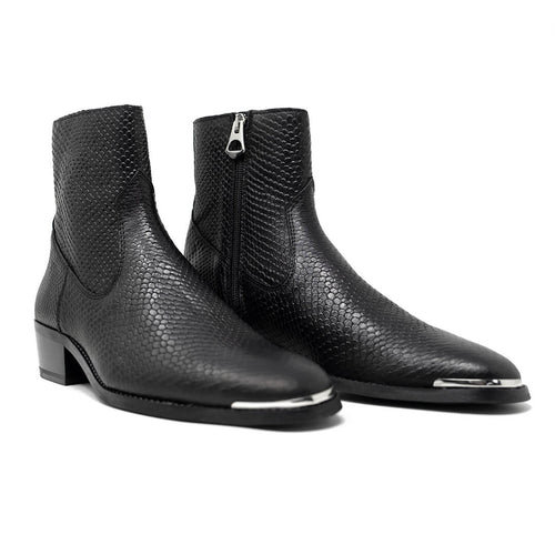 Mens Cuban Heel Boots - Walk London GB