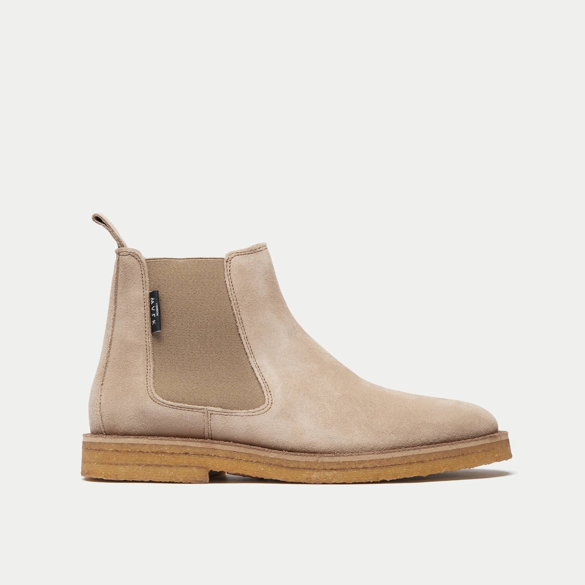 Walk London Verona Chelsea Boot | Stone Suede | Official Site